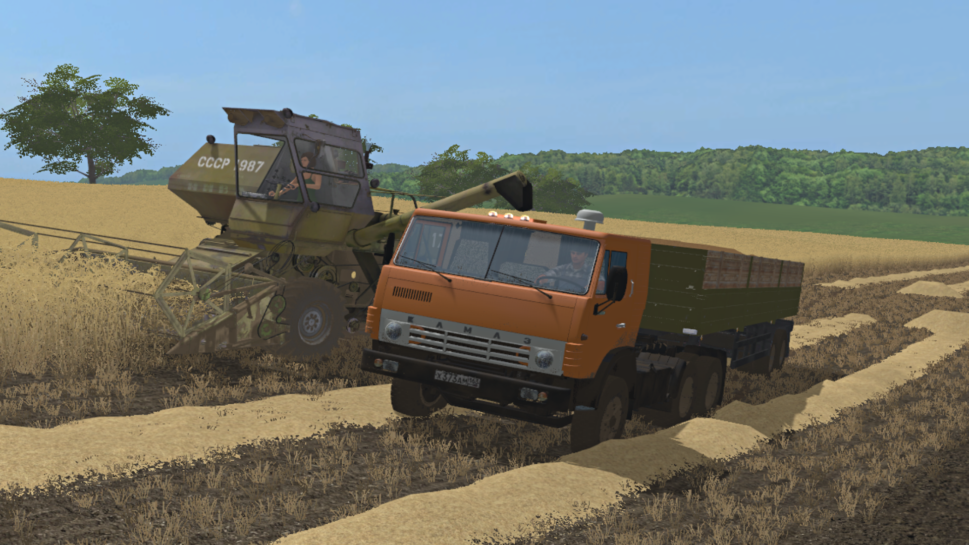 Farming Simulator 17 карта Владимировка.Пробный стрим.