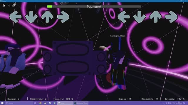 burning in hell in Roblox! roblox fnf