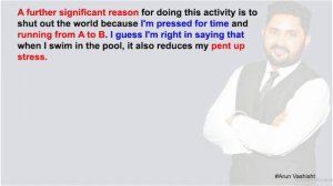 Describe an activity that you do to keep you fit | May-Aug 2022 Cue Cards
