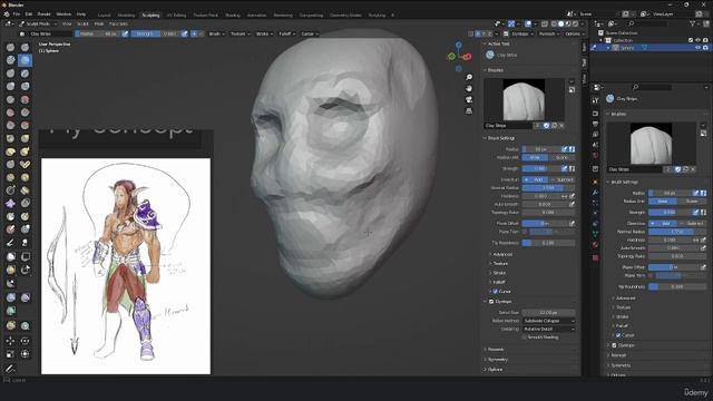 13. High Poly Head Sculpting Pt. 1