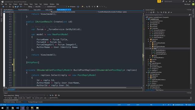 ASP | NET Core 2 MVC Forum | 09 | Creating New Posts – смотреть онлайн видео от PHP для ...