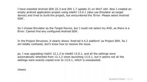 Android : intelliJ IDEA 13 error: please select Android SDK