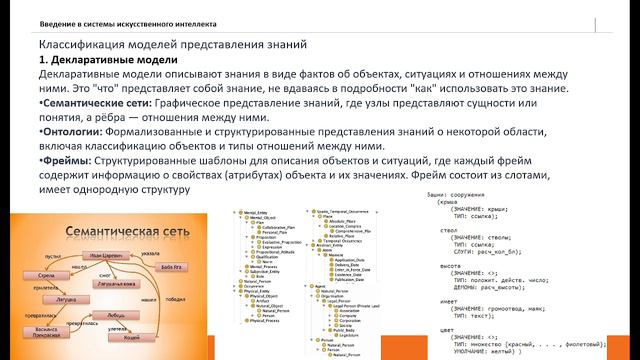 Машинное обучение. Лекция 8 -Введение в системы искусственного интеллекта