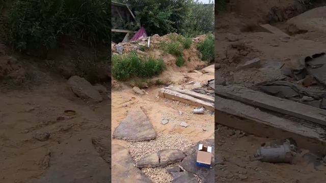 Передвижение дома из пеноблоков на 4,5 м, когда я был ещё прорабом