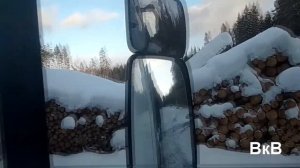 Опасный шиномонтаж. На Америке, по Российским лесам. Грузовоз 29.