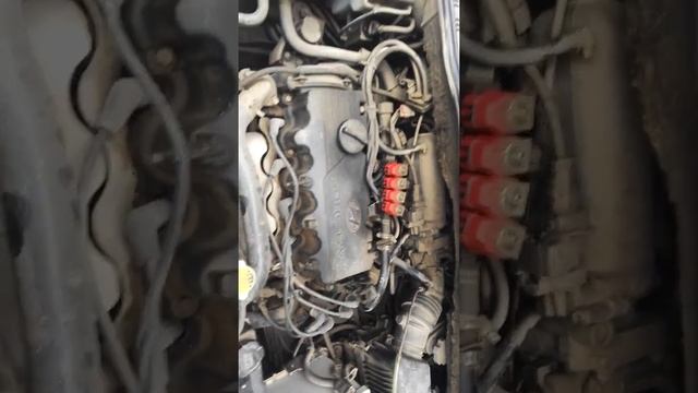 Hyundai Getz GLS.Benzin&Lpg.Motor içi karbon temizliği devam ediyor.