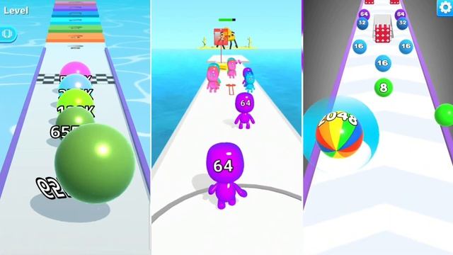 Max Levels Ball Run 2048 Merge Number vs Ball Run Infinity vs Man ...