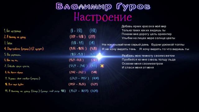 Владимир Гуров альбом 2022  "Настроение"