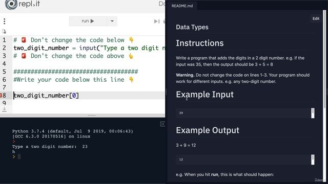 Day 2 - 21-Interactive Coding Exercise Data Types