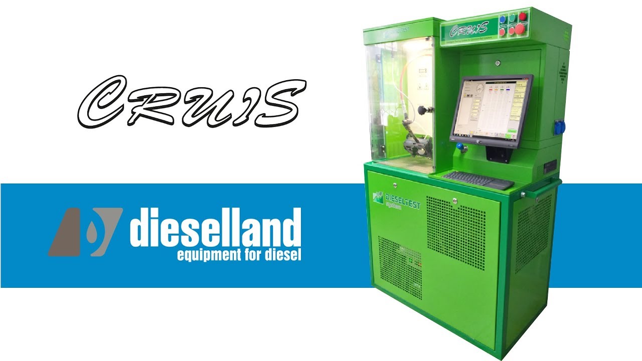 CRUIS. Стенд для испытания и проверки форсунок системы Common-Rail.mp4