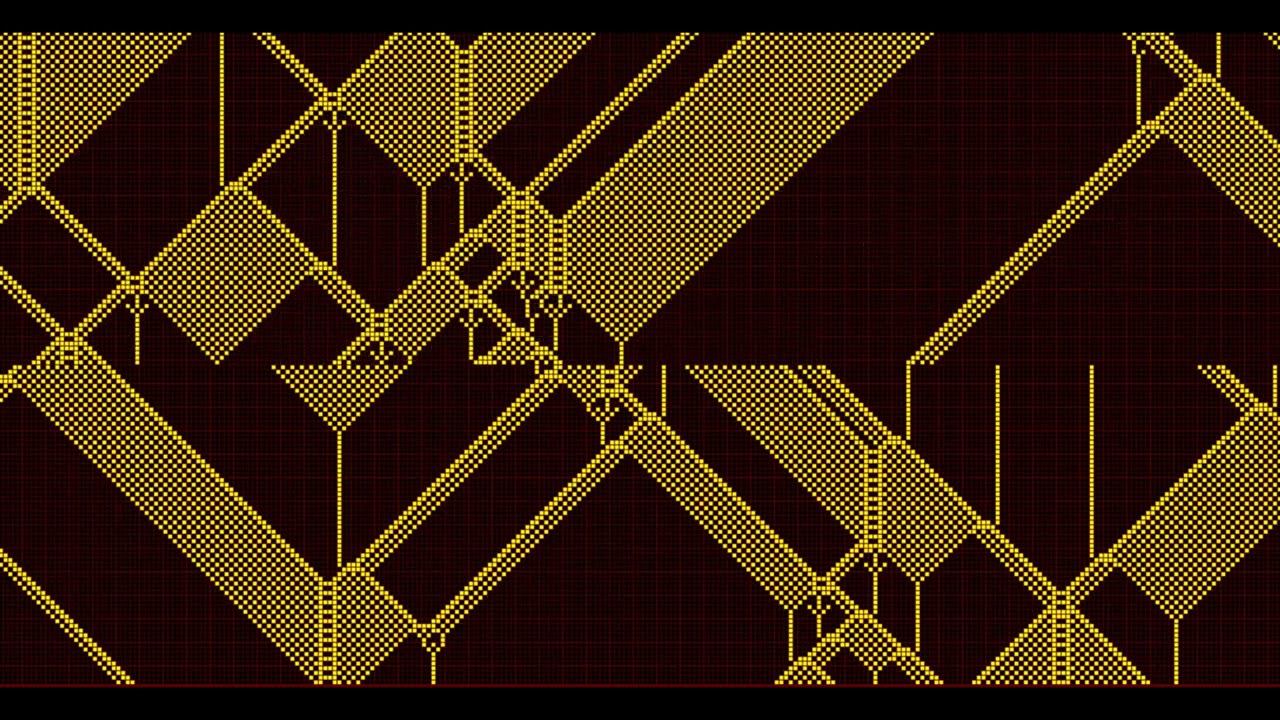 CA 1D Binary  - Kites