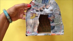 animal cave model making using cardboard  ideas | science project |  best out of waste | howtofunda