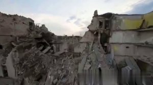 Видео Артемовска (Бахмута) с птичьего полета после захвата ЧВК Вагнер.