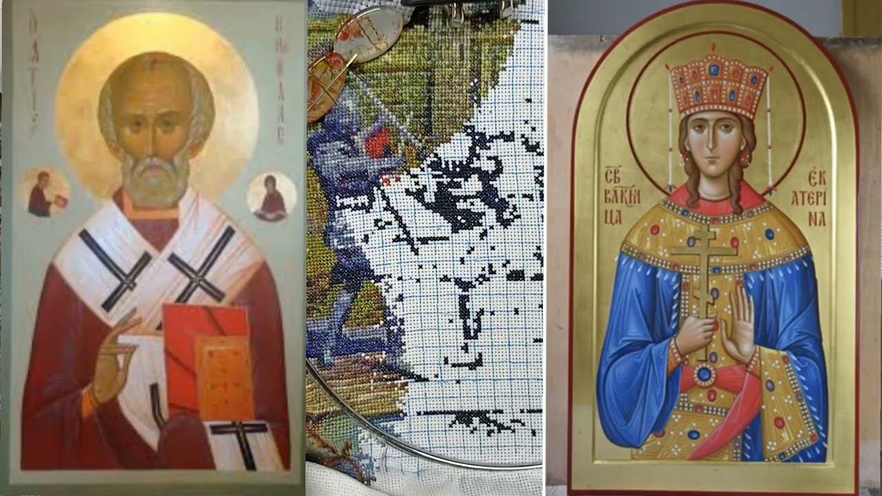 Вышивка в праздник, погода и Сказки.
