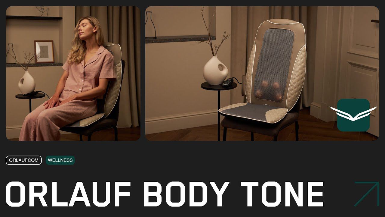 Orlauf Body Tone — массажная накидка для дома, офиса и авто