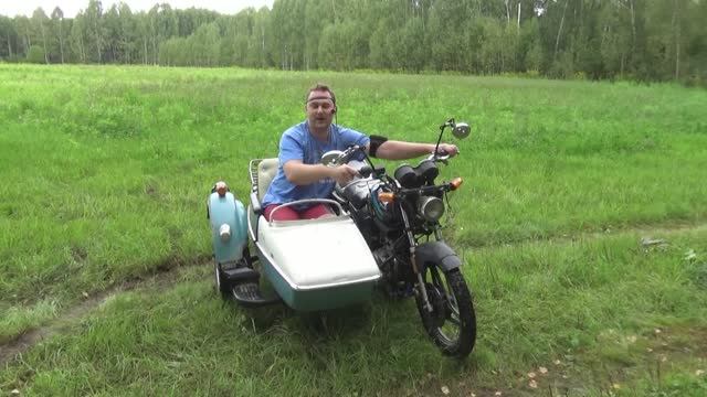 Ямаха ЮБР 125 с Колясычем Иж