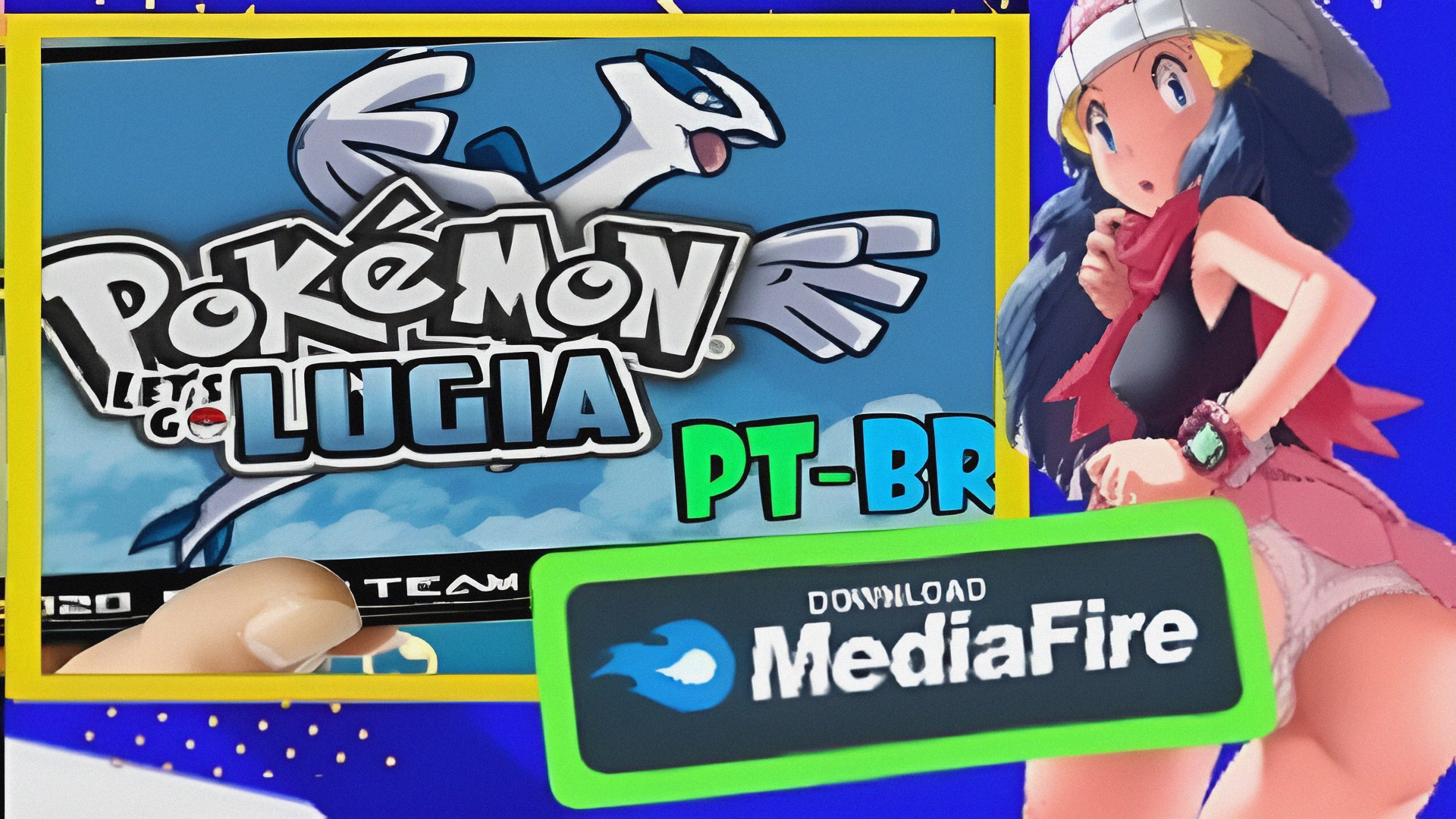 Pokemon Lets Go Lugia (PT-BR) GBA - 3mulador 4ndroid