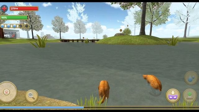 Прохождение игры  Симулятор кошки (Cat Simulator) . Часть 1