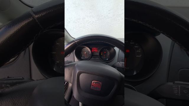 запуск seat ibiza 1.2 tdi зимой -15