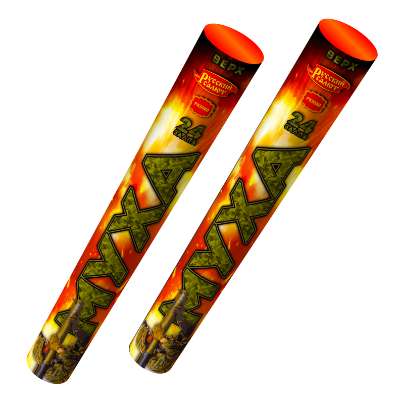 Римская свеча Муха 0,8" х 24 РК5580 Русский салют | Пиромаркет