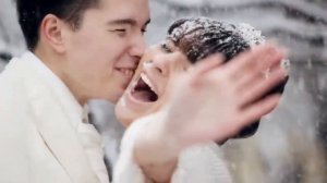 Зимняя свадьба. Нежное свадебное видео.