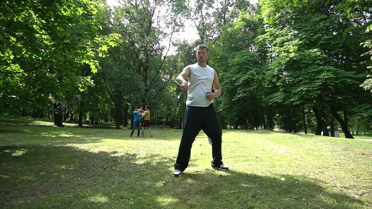 training in the park