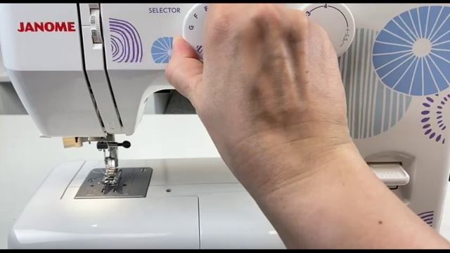 Janome XV-7. Регуляторы выбора строчки и длины стежка