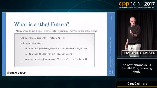 CppCon 2017_ Hartmut Kaiser “The Asynchronous C++ Parallel Programming Model”