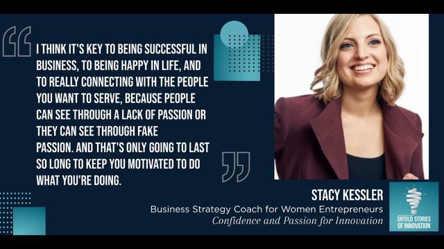 Confidence and Passion in Innovation with Stacy Kessler - смотреть ...