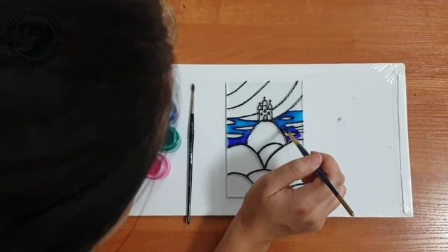 Урок рисования №2. Витраж