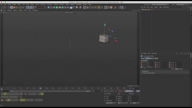 Урок 2_19_1 Анимация в Cinema4D