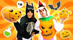 It's Halloween celebration! Family fun videos & kids' toys