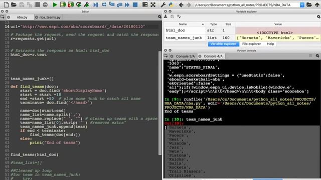 DATABASE OF NBA SCORES USING PYTHON PART 3 – смотреть онлайн видео от ...