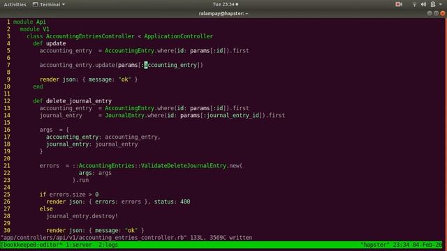 Learning Log P108: Buildling a Web Based Accounting System - Modifying ...