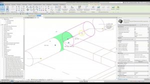Изменения в тройниках из шаблона ОВ от Autodesk
