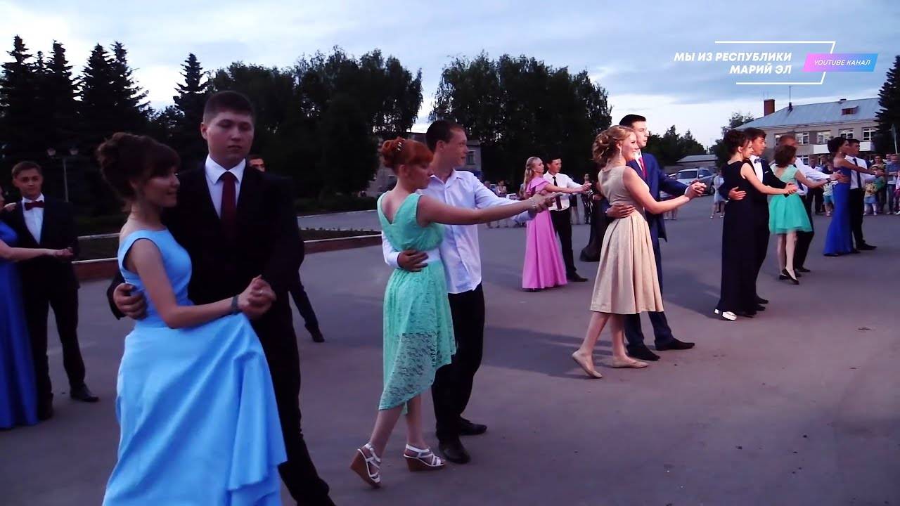 Танец выпускников Новоторъяльской СОШ [2016]