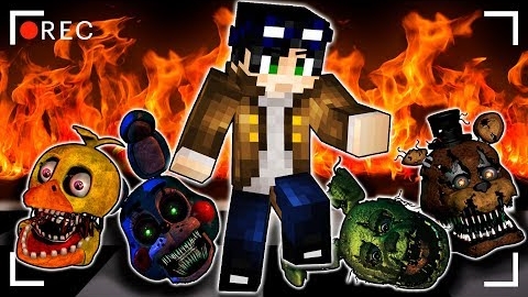 ЧЕТЫРЕ АНИМАТРОНИКА ОДНОВРЕМЕННО, ЧТО БУДЕТ_ - FNAF(ФНАФ) [НОЧЬ 4] - СТРАШИЛКИ МАЙНКРАФТ