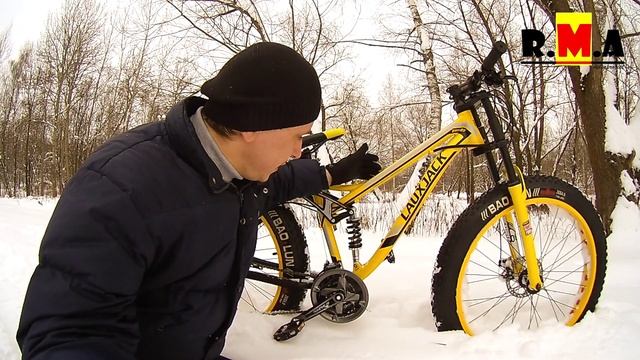 про амортизаторы китайского двухподвесного fatbike-a за ~14000р.