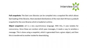 Dart Interview Questions and Answers | Basics of Dart Programming |