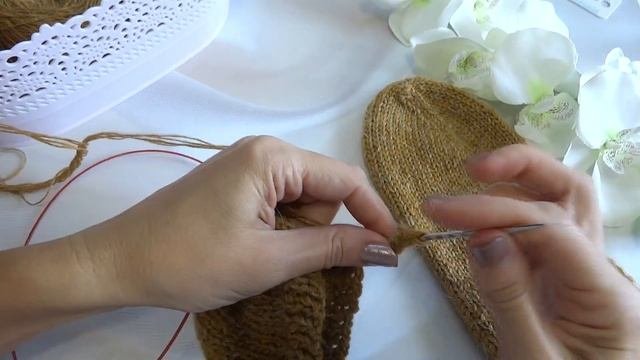 Следки мужские спицами _ Без шва _ С удобной посадкой _ Вязание для начинающих