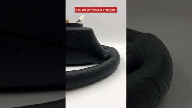 Руль анатомический "Priora Turbo" черный лак для Лада Приора 1