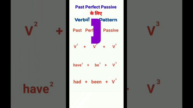 Past Perfect Passive | structure of past perfect passive voice | correct forms of verbs | Passive