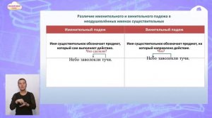 4-класс | Русский язык |  Винительный падеж имен существительных
