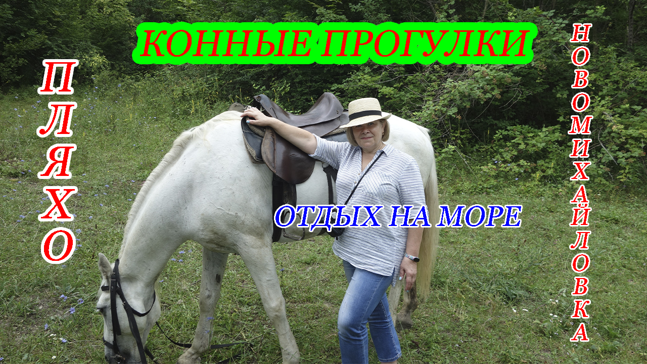Новомихайловский Чем разнообразить отдых у моря Конная прогулка Пляхо
