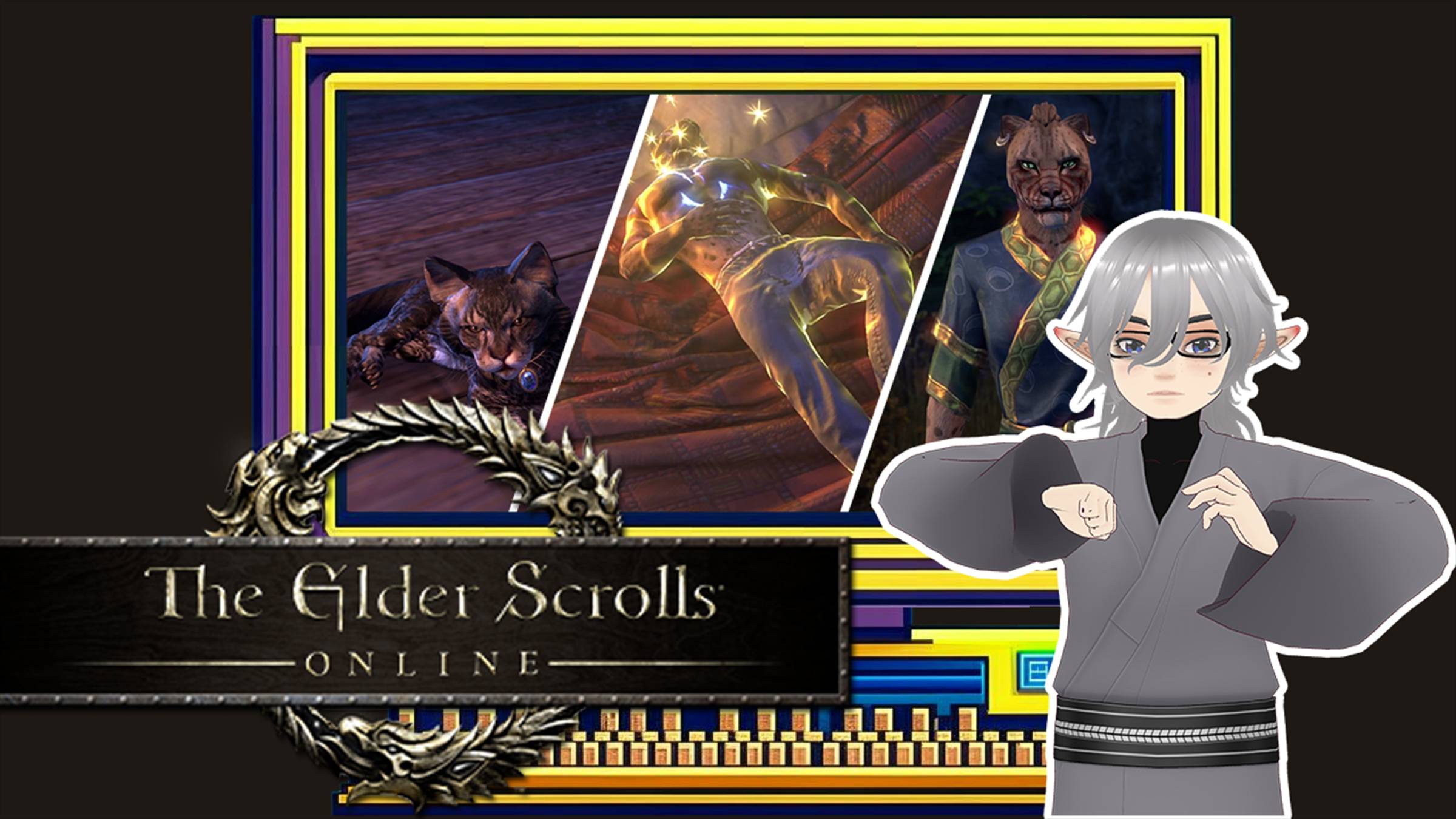 TESO - Южный Эльсвейр, помощь каджитам и залагавший аватар.