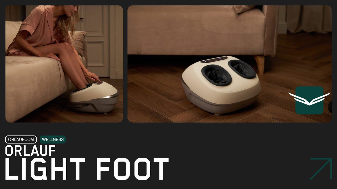 Orlauf Light Foot — массажер для ног с упором на роликовый массаж