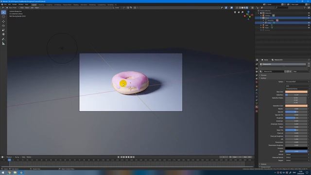 Пончик. Часть 6. Blender. Уроки на русском для начинающих