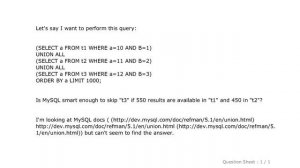 MySQL : UNION ALL and LIMIT in MySQL