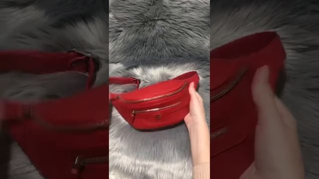 Женская кожаная сумка на пояс Bananka Katerina Fox KF-3447