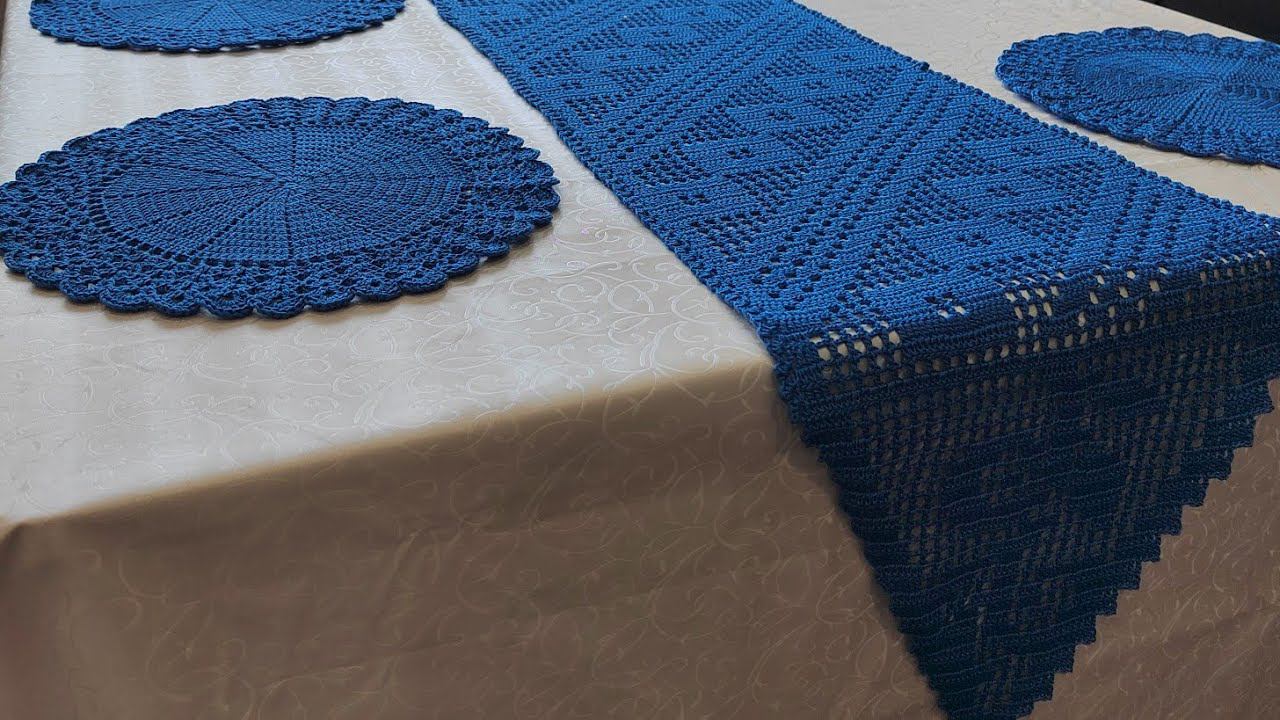 Дорожка в филейной технике крючком. Мастер класс // часть 3.